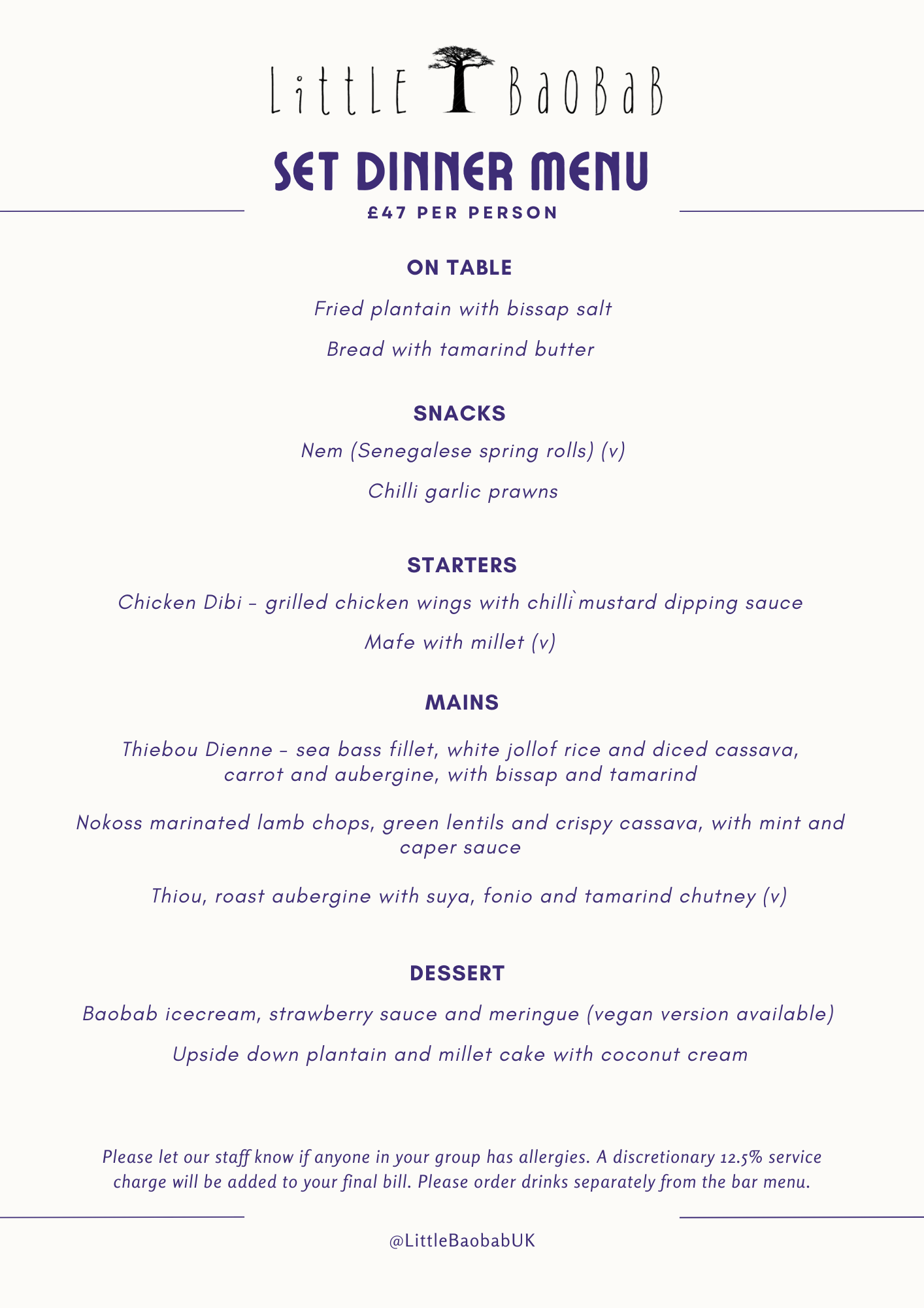Restaurant - Little Baobab