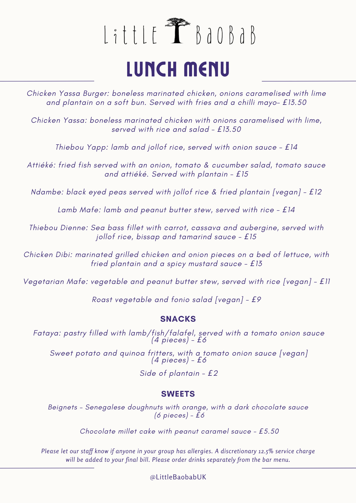 Restaurant - Little Baobab